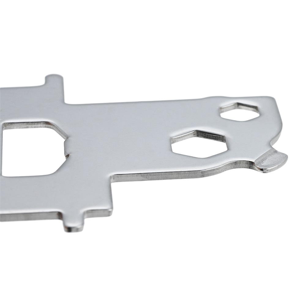 2x Boat Gas Cap Key SS 3.93 x 2.75" Bottle Opener Shackle Key Flat ...