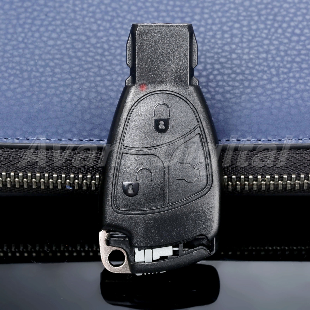 Remote Smart Insert Key Fob Case 3Button Shell for 1993-2009 Mercedes ...